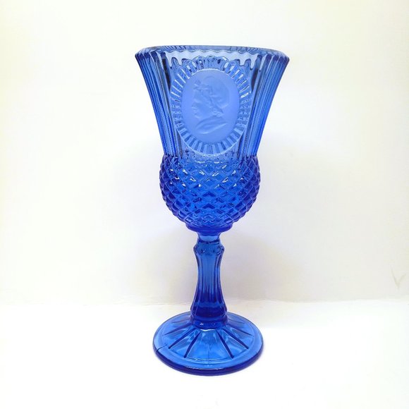 Avon | Dining | Avon Fostoria Cobalt Blue Martha Washington Goblet ...
